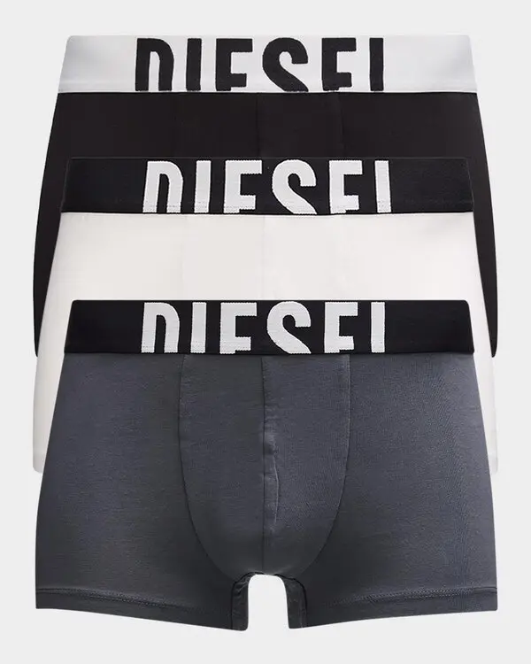 DIESEL® Apos;s Damien D-pop Stretch 3-pack Boxer Briefs - Gray