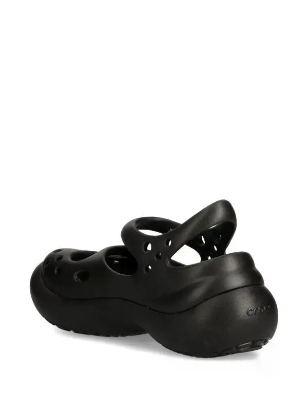 CROCS Phaedra Perforated Slip-ons - Black
