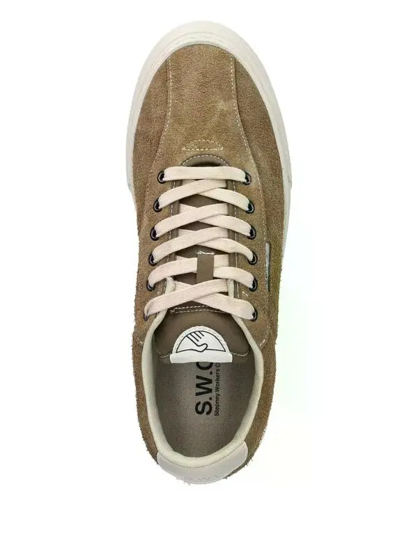 S.W.C STEPNEY WORKERS CLUB Dellow 02 Suede Sneakers - Neutrals