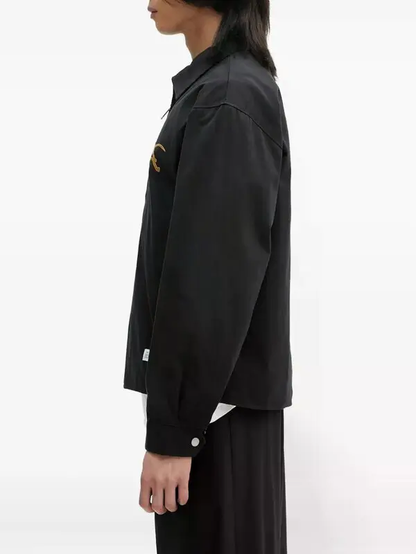 NEIGHBORHOOD Souvenir Embroidered Zip-up Jacket - Black