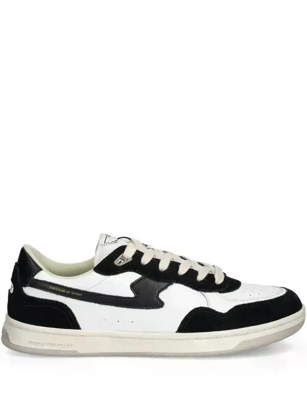 S.W.C STEPNEY WORKERS CLUB Pro-cup Leather Panel Sneakers - White