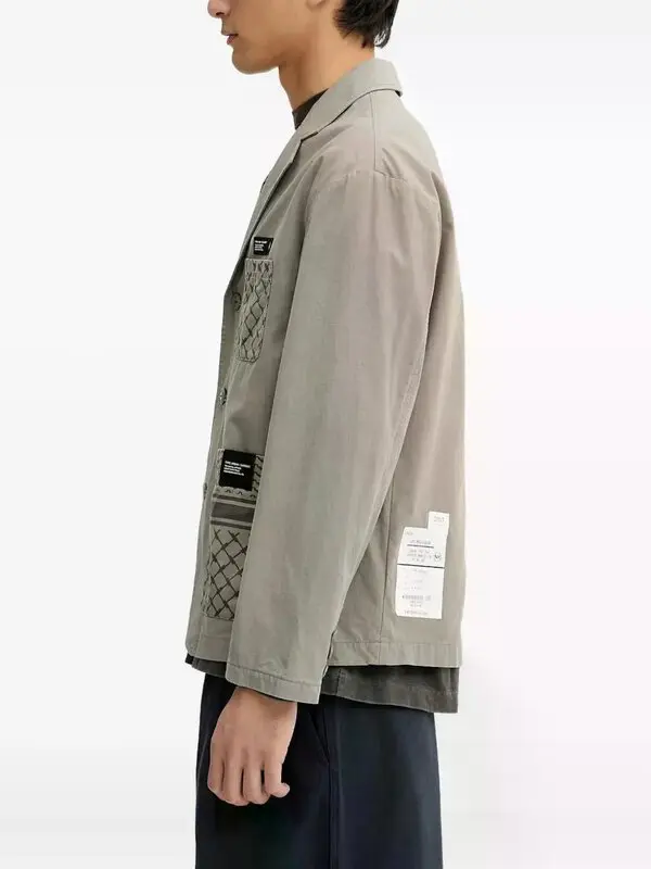 NEIGHBORHOOD Shemagh Patchwork Blazer - Grey
