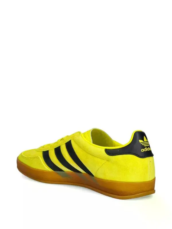 Adidas Gazelle Three-stripe Suede Sneakers - Yellow