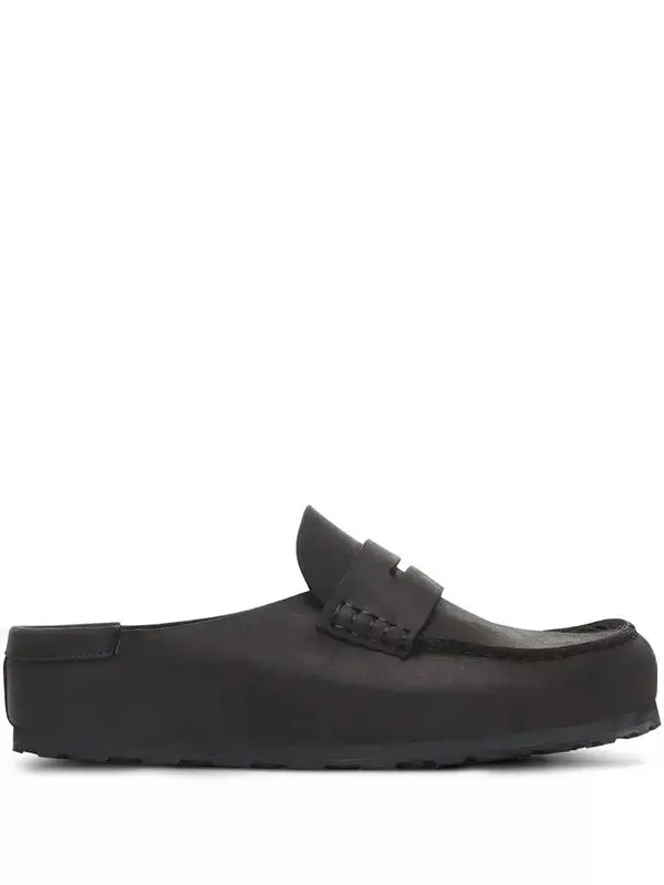 BIRKENSTOCK Penny-strap Leather Slides