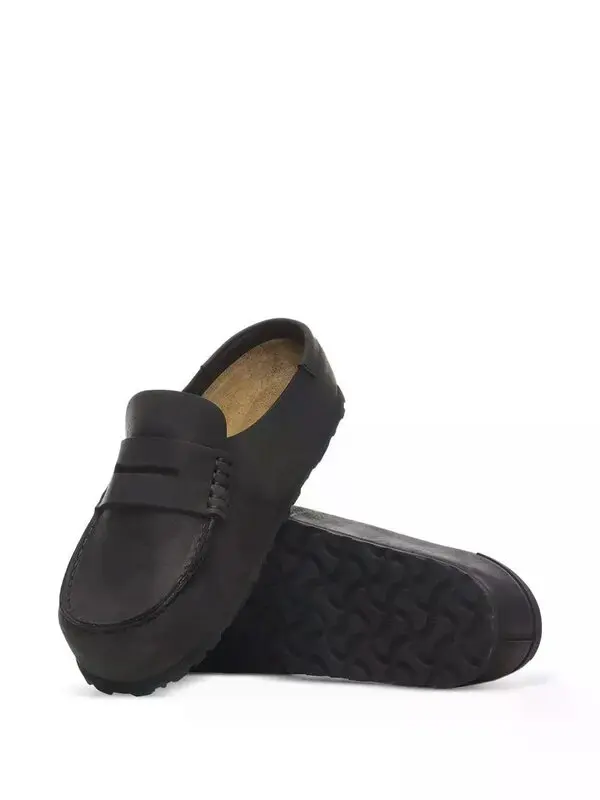 BIRKENSTOCK Penny-strap Leather Slides
