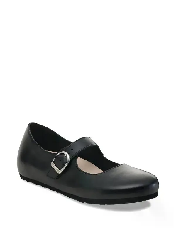 BIRKENSTOCK Buckle Ballet Flats - Black