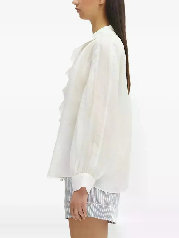 SAMSOE SAMSOE Collared Shirt - White