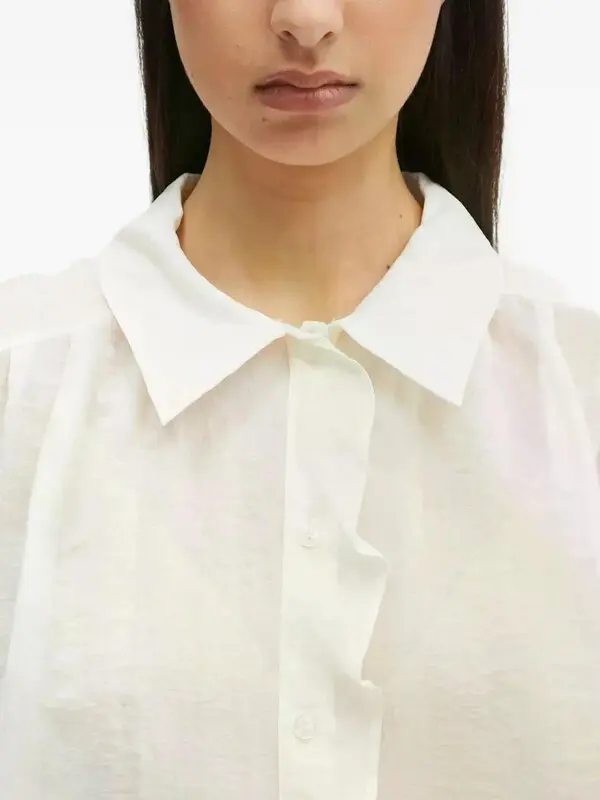 SAMSOE SAMSOE Collared Shirt - White