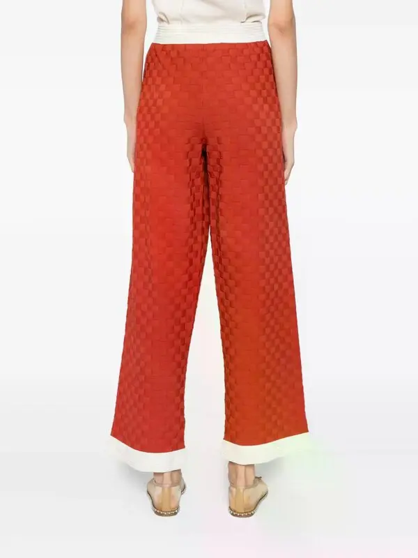 Karl Lagerfeld Contrast Knit Trousers