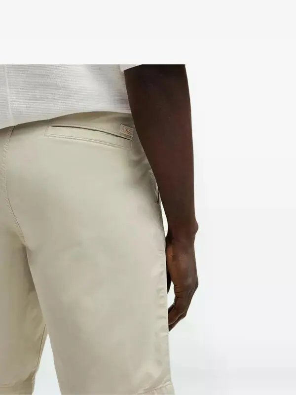 BOSS Flat-front Shorts - Neutrals