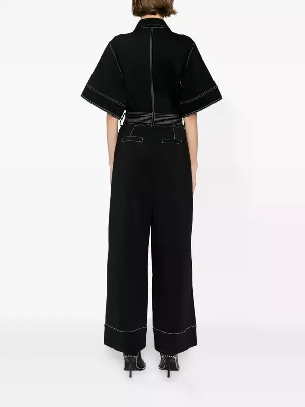 Karl Lagerfeld Contrast-stitch Jumpsuit