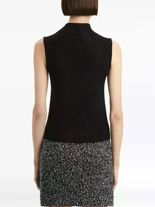 Oscar De La Renta Sleeveless Knit Top