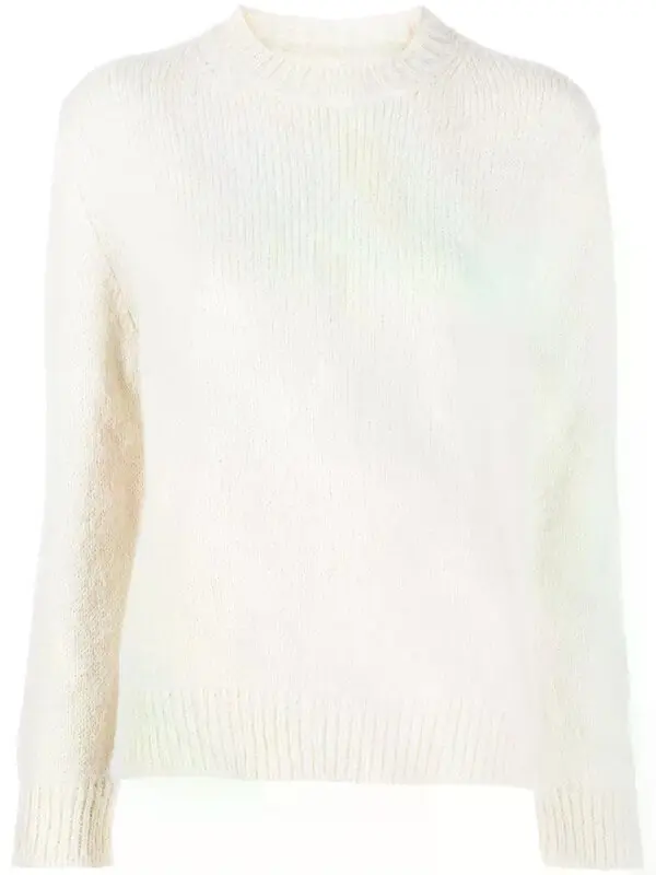 JIL SANDER Crew-neck Knitted Jumper - Neutrals