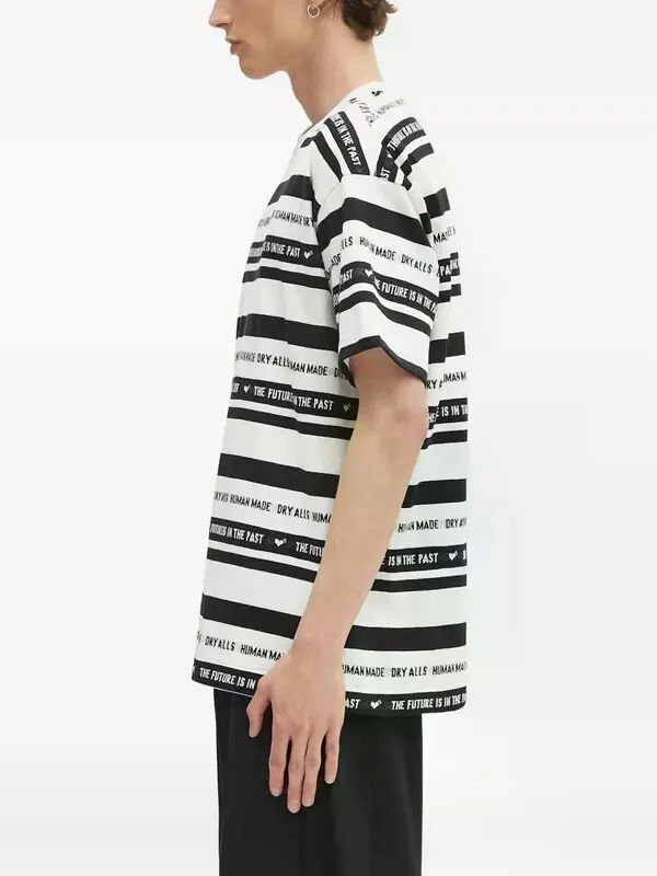 HUMAN MADE Stripe-print T-shirt