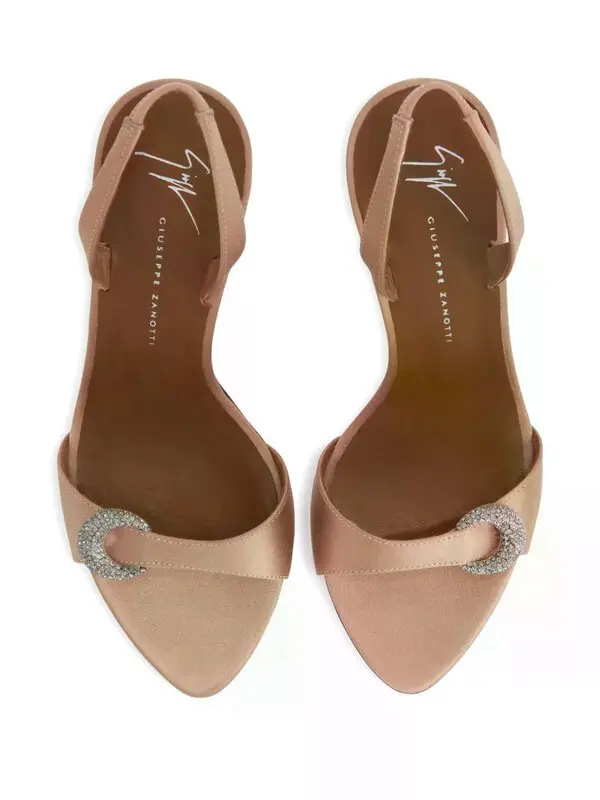 GIUSEPPE ZANOTTI 90mm Crystal-embellished Sandals - Pink