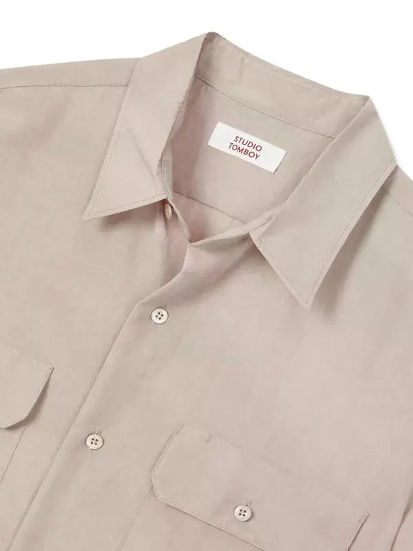 STUDIO TOMBOY Double-pocket Short-sleeve Shirt