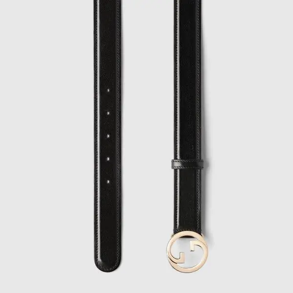 Gucci Blondie Leather Belt - Black