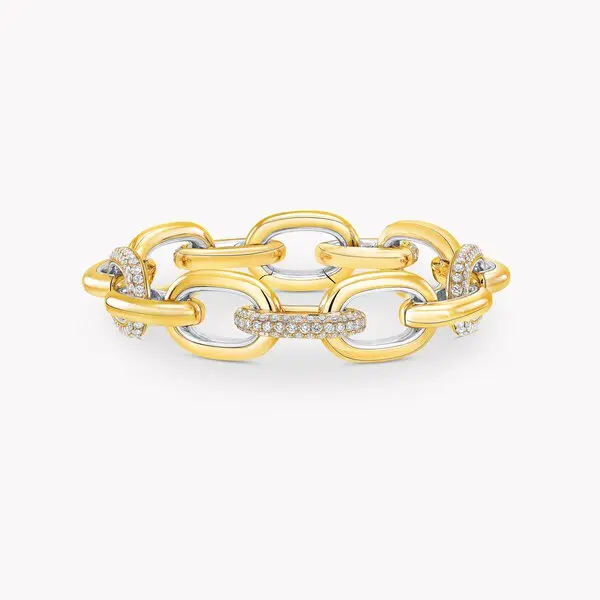 Graff Be Together Diamond Bracelet - Yellow Gold