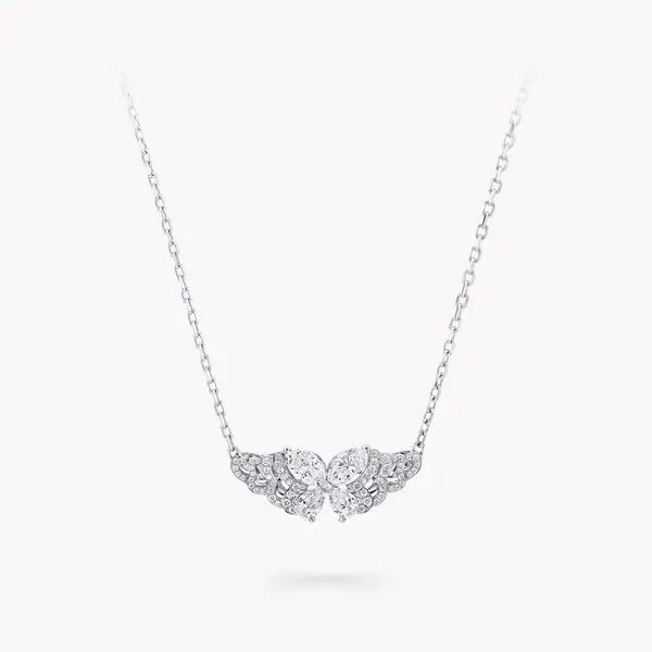 Graff Butterfly Diamond Pendant - White Gold