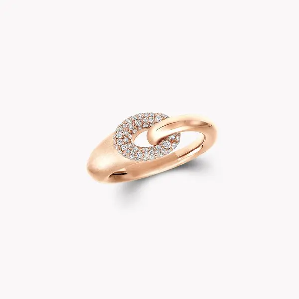 Graff Be Together Diamond Ring - Rose Gold