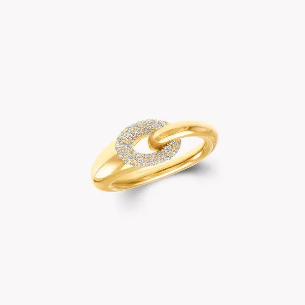 Graff Be Together Diamond Ring - Yellow Gold