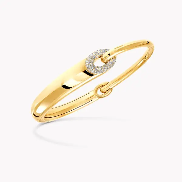 Graff Be Together Diamond Bangle - Yellow Gold