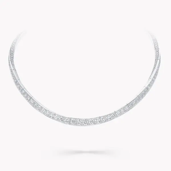 Graff Spiral Diamond Necklace - White Gold