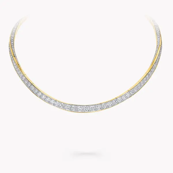 Graff Spiral Diamond Necklace - Yellow Gold
