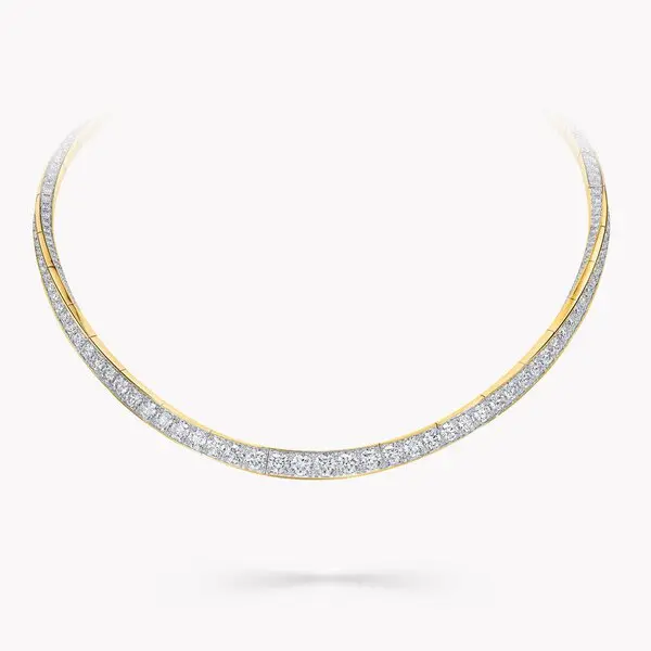 Graff Spiral Diamond Necklace - Yellow Gold