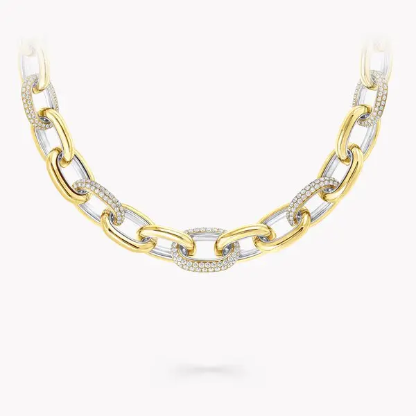 Graff Be Together Diamond Necklace - Yellow Gold