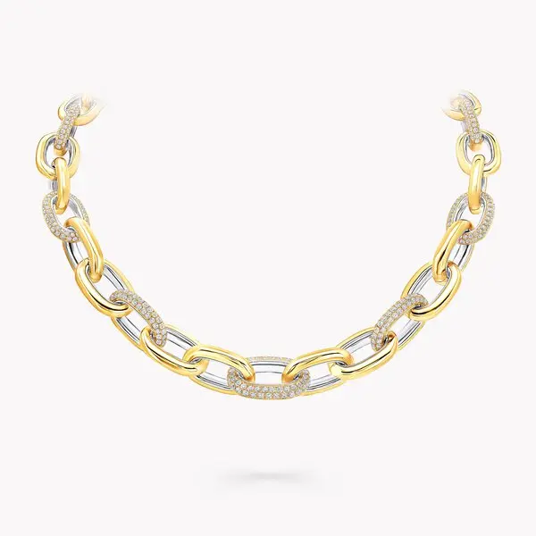Graff Be Together Diamond Necklace - Yellow Gold