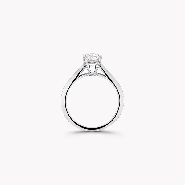 Graff Flame Cushion Cut Diamond Engagement Ring