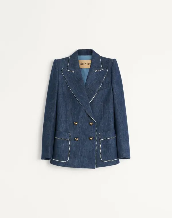 Valentino Garavani Chambray Denim Jacket