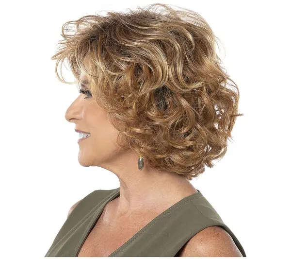 TONI BRATTIN Chin-length Tousled Bob Wig