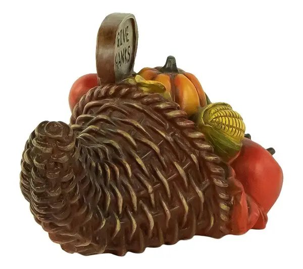 NORTHLIGHT 8.5 Fall Harvest Give Thanks Cornucopia Decor