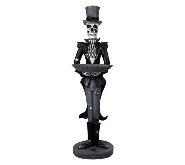 NORTHLIGHT Skeleton Butler Halloween Figure 4.5 - One-color