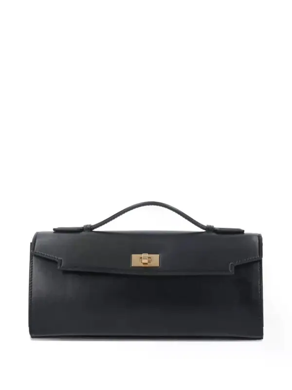 ANYA HINDMARCH Mortimer Top-handle Clasp Clutch - Black