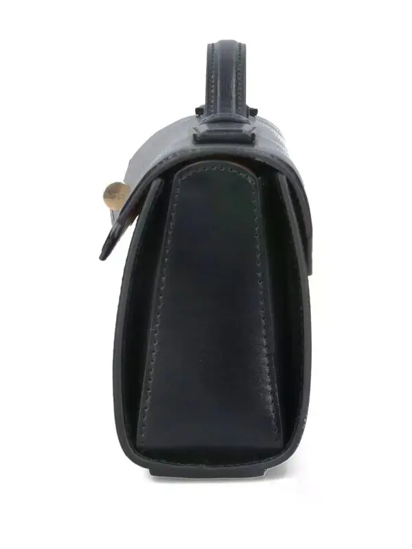ANYA HINDMARCH Mortimer Top-handle Clasp Clutch - Black