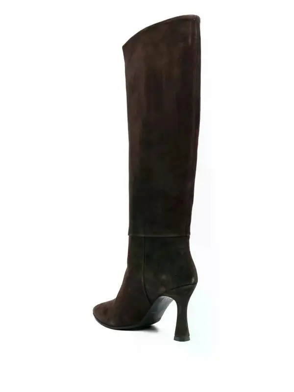 EVALUNA 90mm Suede Knee-high Boots