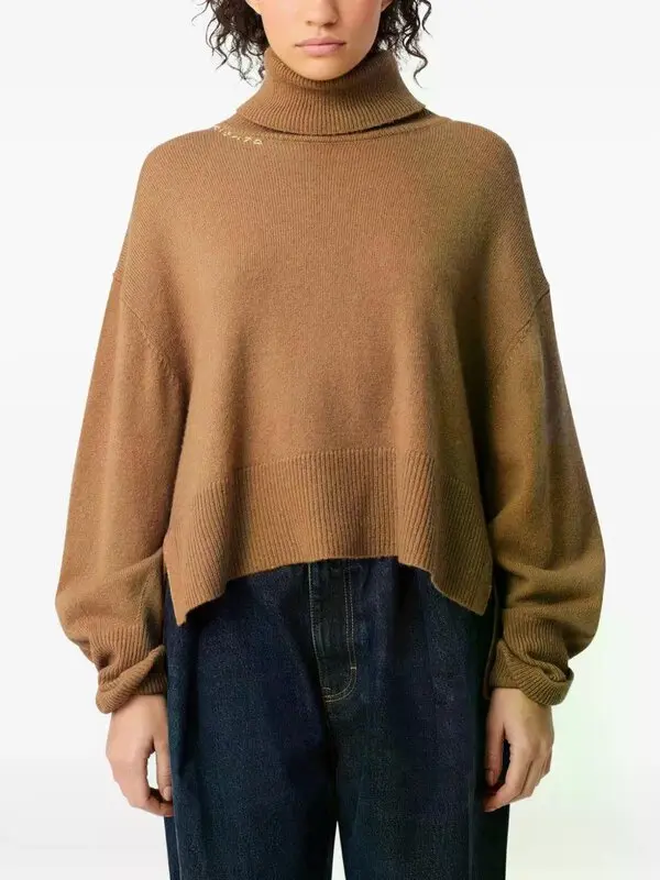 Axel Arigato Turtleneck Split-hem Sweater