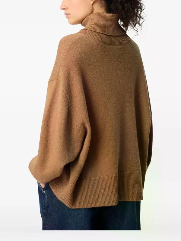 Axel Arigato High Neck Sweater With Split Hem