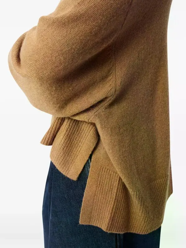 Axel Arigato High Neck Sweater With Split Hem