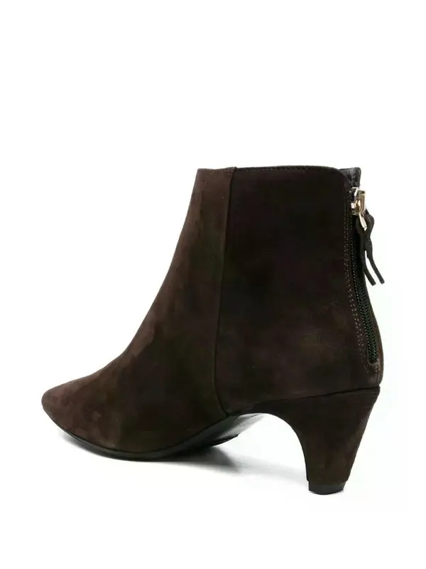 EVALUNA 60mm Pointed-toe Zip Ankle Boots