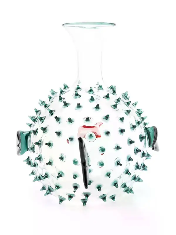 MASSIMO LUNARDON Pufferfish Glass Decanter