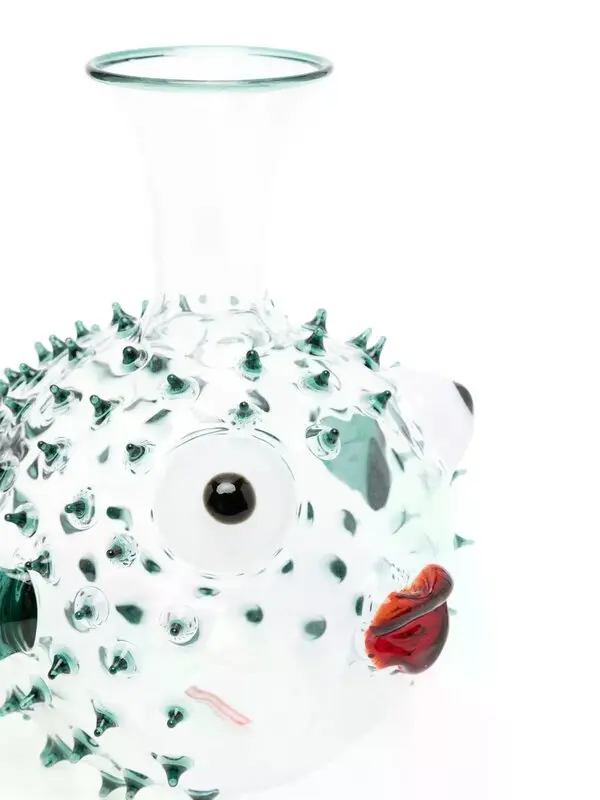 MASSIMO LUNARDON Pufferfish Glass Decanter