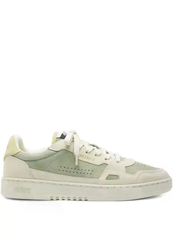 Axel Arigato Perforated Panelled Leather Low-top Sneakers - Neutrals