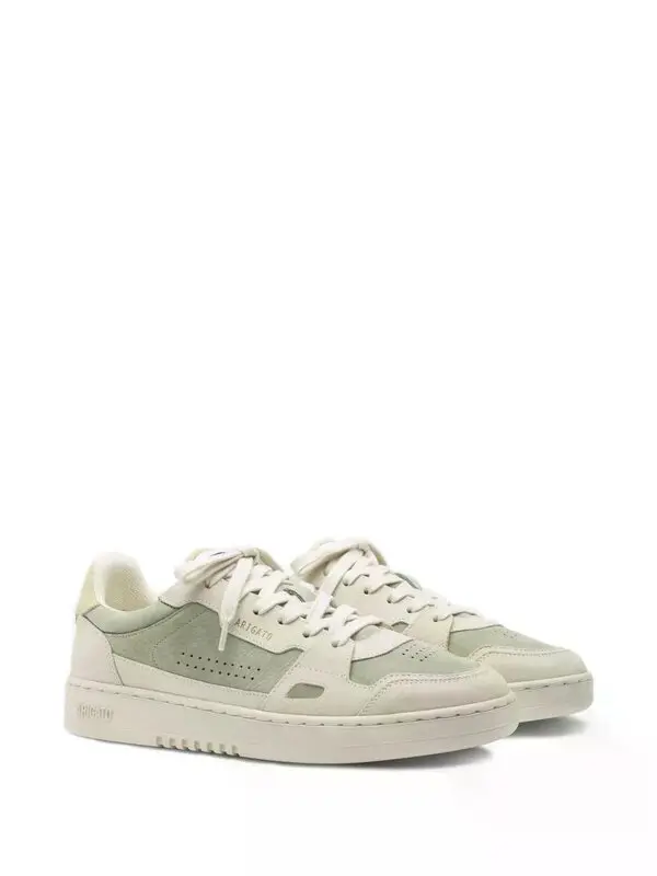 Axel Arigato Perforated Panelled Leather Low-top Sneakers - Neutrals