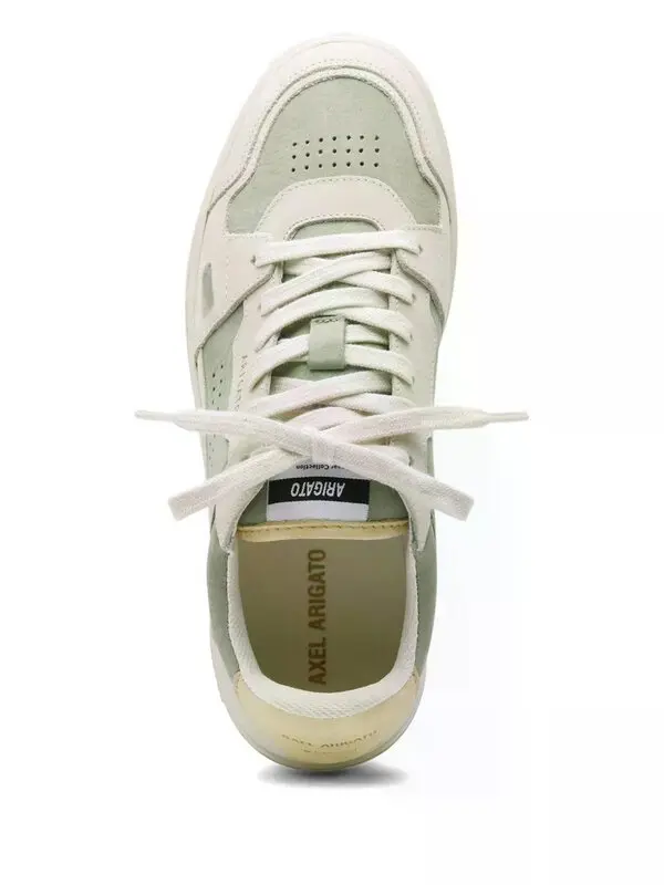 Axel Arigato Perforated Panelled Leather Low-top Sneakers - Neutrals