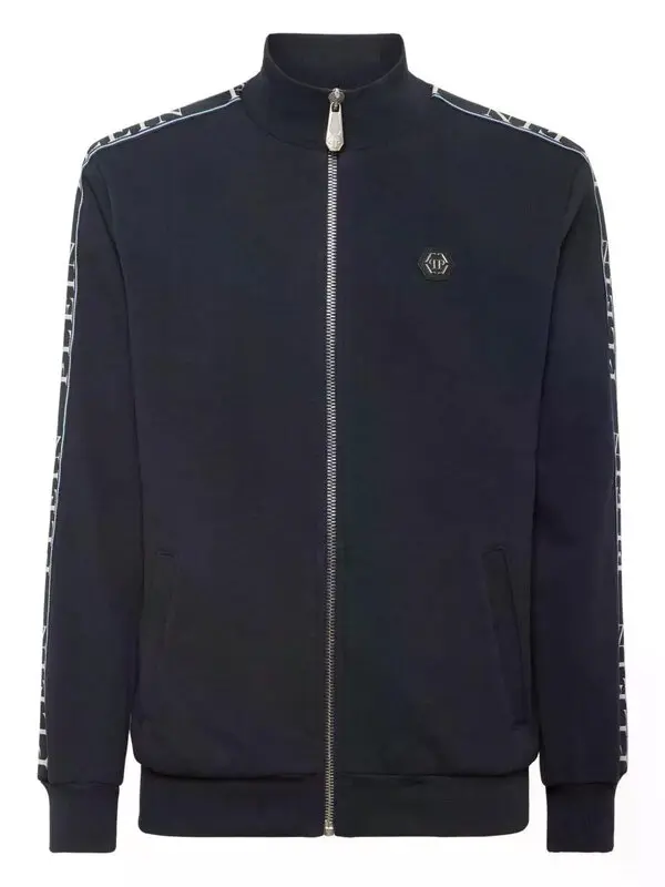 Philipp Plein Zip-up Cotton Sweatshirt