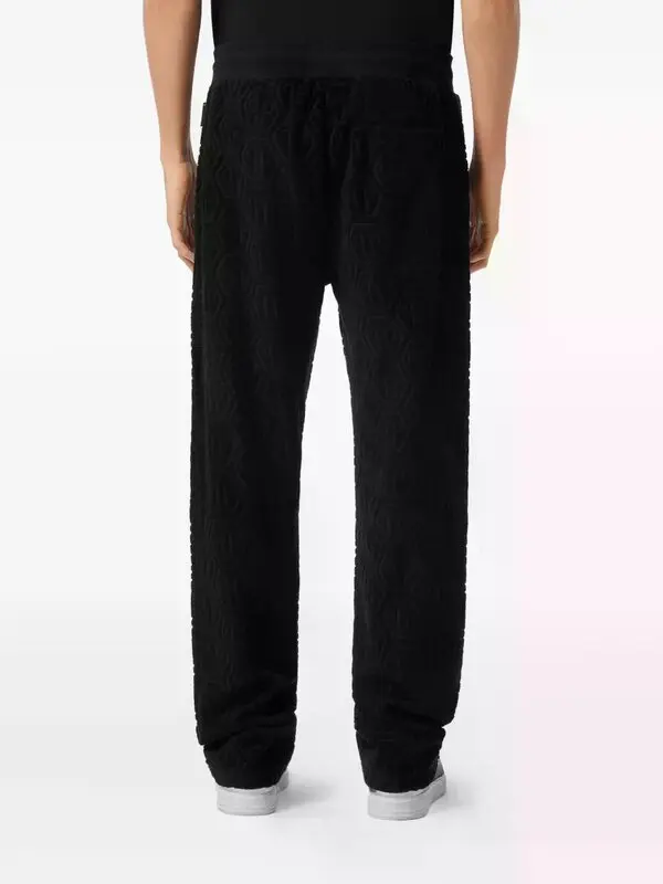 Philipp Plein Jacquard Monogram Track Pants - Black